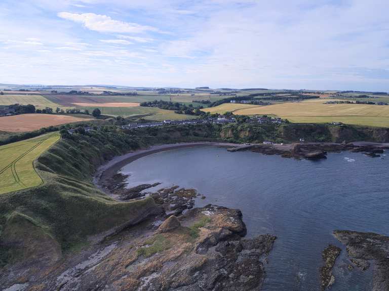 Catterline Bay - Cycle Routes and Map | Komoot