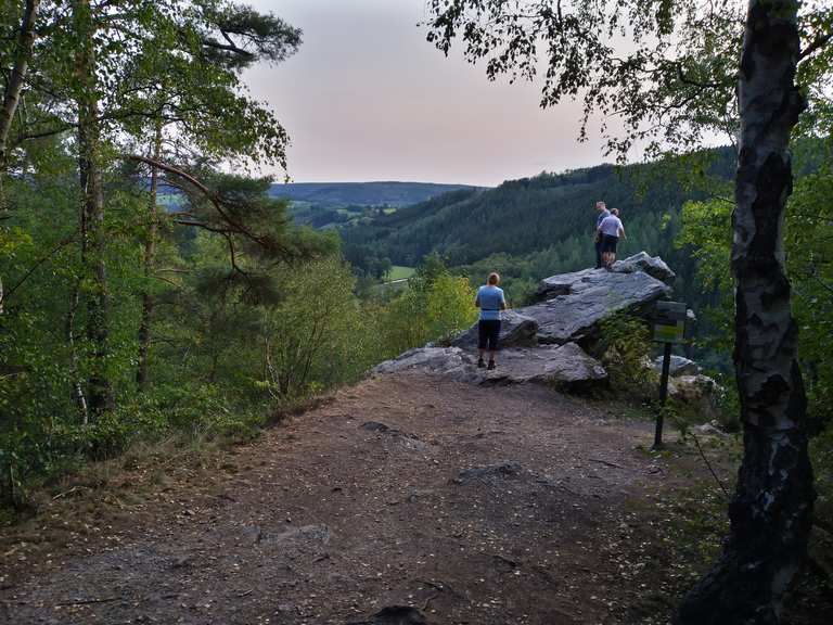 Blick vom Rocher de Falize über das Warche-Tal: Wanderungen und ...