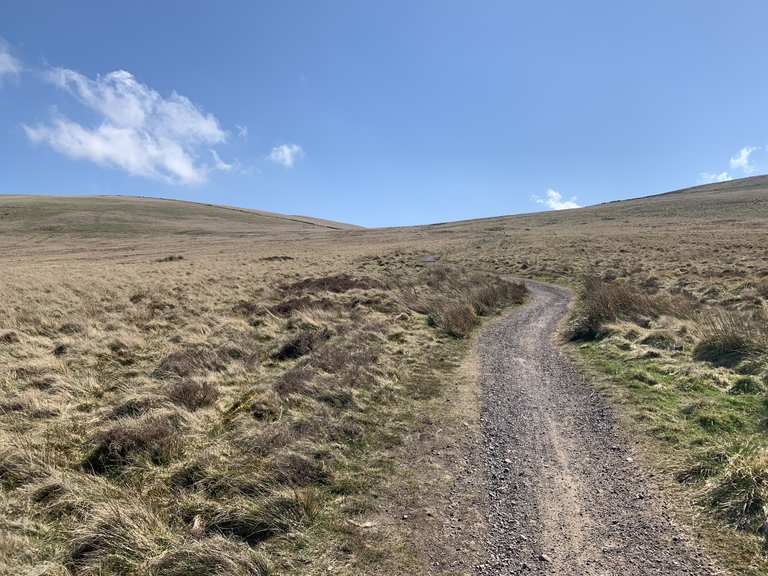 Moor Access Path Climb, Pentland Hills Mountain Bike Trails & Tracks ...