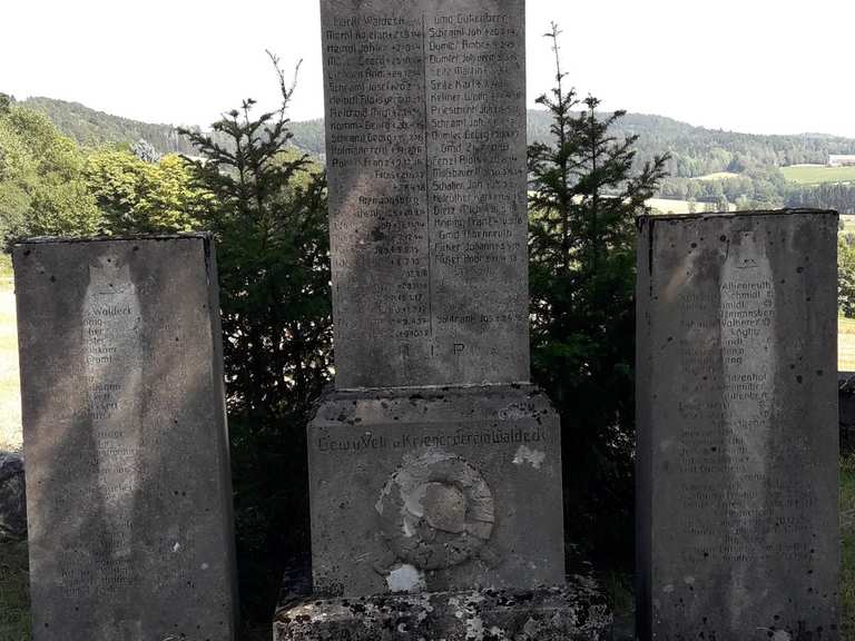 Schlossberg Waldeck – Burgruine Waldeck Runde von Kemnath | Wanderung ...