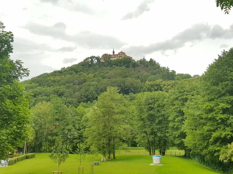 Blick auf Schloss Bieberstein : Radtouren und Radwege | komoot