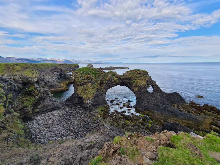 Gatklettur („Hellnar Arch“): Rutas de senderismo y caminatas | Komoot
