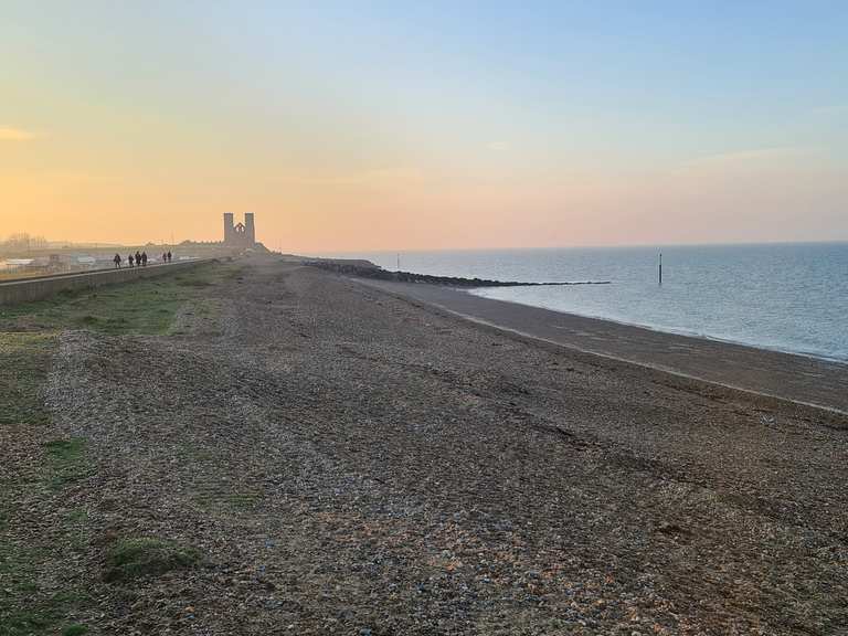 Reculver Towers - Cycle Routes and Map | Komoot