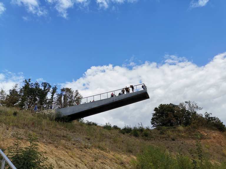 View platform over the ENCI quarry Routes for Walking and Hiking | Komoot