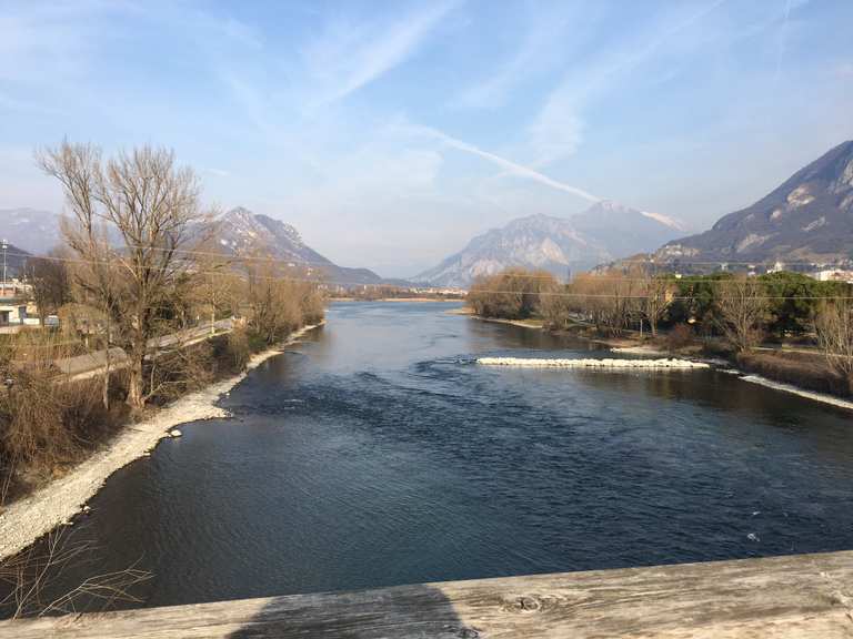 The cilcopedestrian bridge at Lavello - Cycle Routes and Map | Komoot