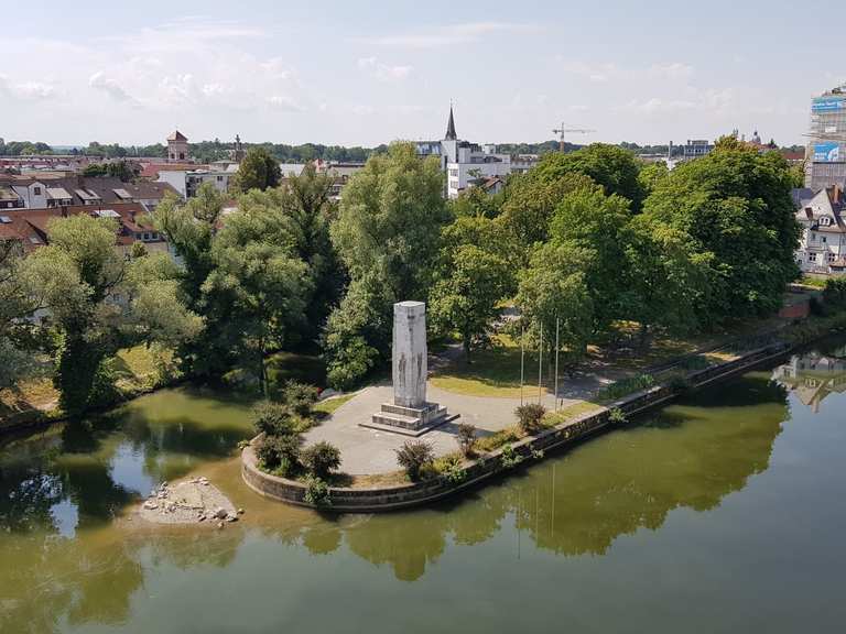 Schwal mit Kriegerdenkmal in Neu-Ulm - Itinéraires de rando et marche ...