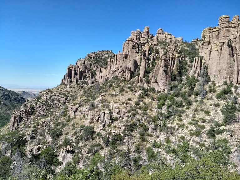 Echo Canyon Trail and Heart of Rock Loop in Chiricahua National ...