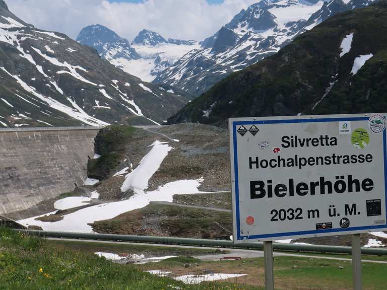 Bielerhöhe und Silvretta Hochalpenstraße Cycle Routes and Map | Komoot