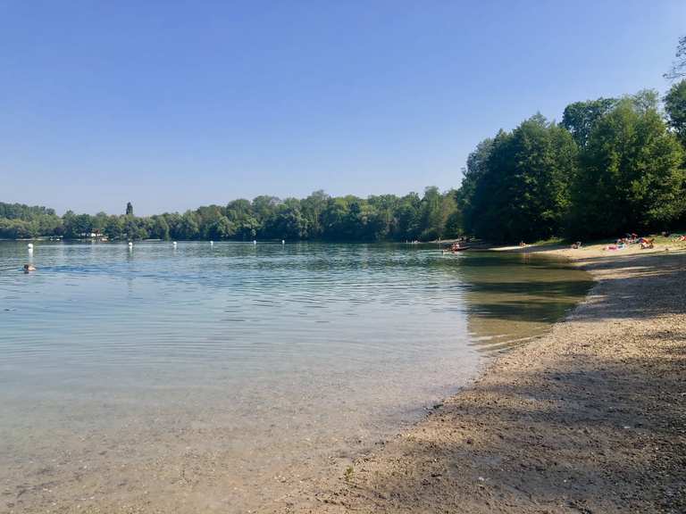 Weingarten – Strand am Grötzinger Baggersee Runde von Karlsruhe ...