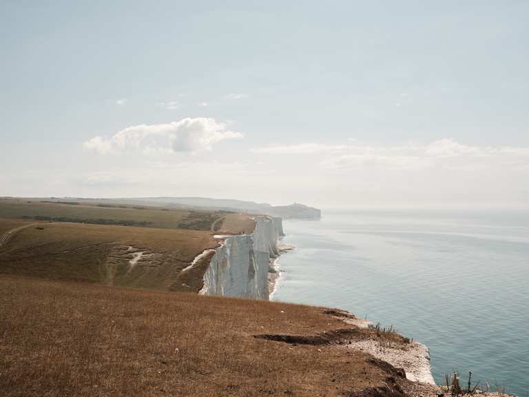 Beachy Head Lighthouse to Beachy Head View loop from Exceat — South ...