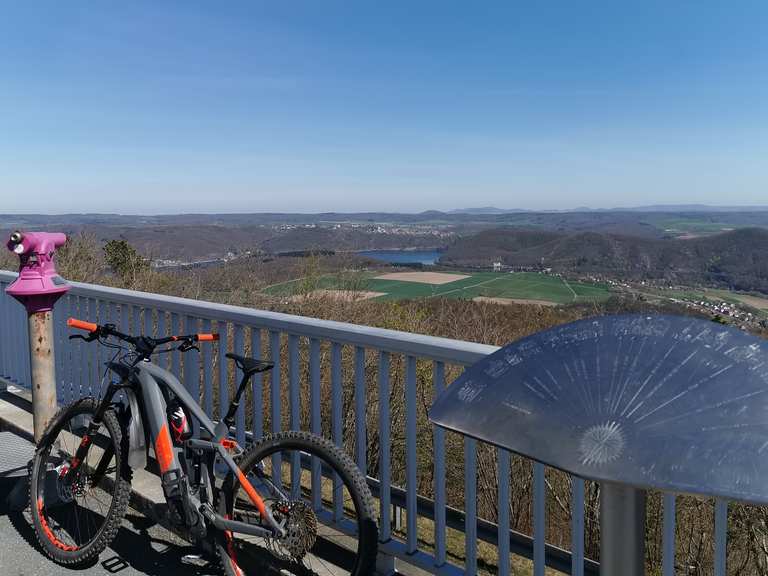 Speicherbecken Peterskopf Edersee : Radtouren und Radwege | komoot