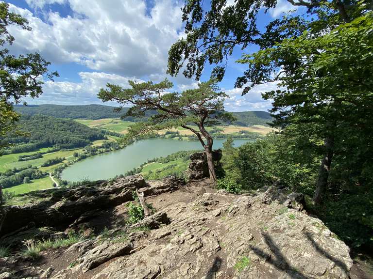 Happurger Stausee + Steinernes Gaßl + Hohler Fels | Wanderung | Komoot