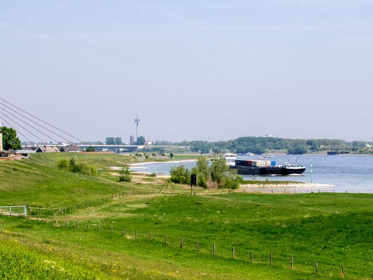 Blick auf den Rhein bei Rheinberg - Cycle Routes and Map | Komoot