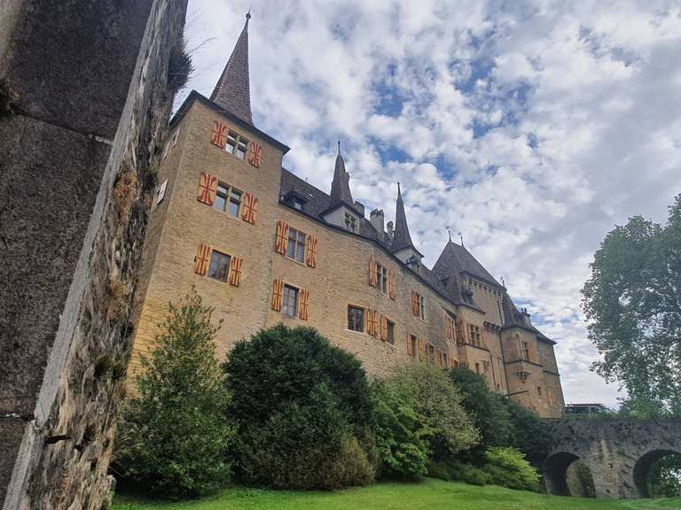 Château de Gorgier - Itinéraires vélo et carte | Komoot