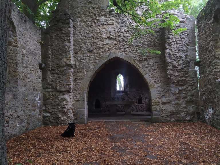 Kirchruine in Abterode – Wichtellöcher (bei Abterode) Runde von ...