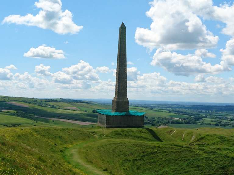 M&SWJR, Wroughton, Barbury, R/way, Here path, Avebury, Cherhill Mon/W ...