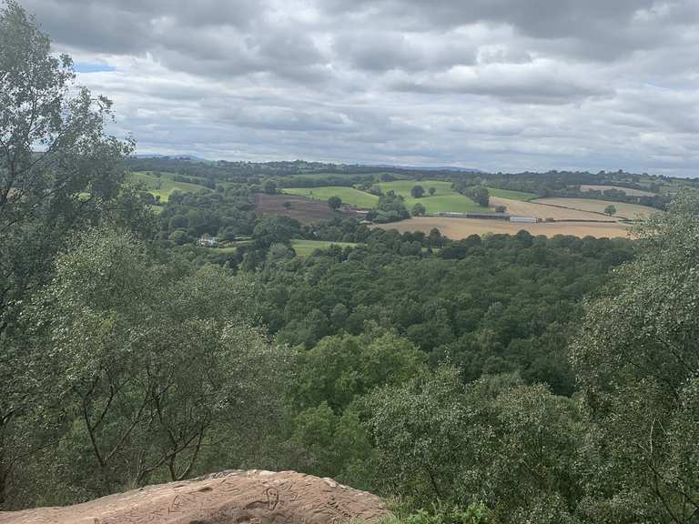 Kinver Edge to The Rock Houses loop — Kingsford Forest Park | hike | Komoot