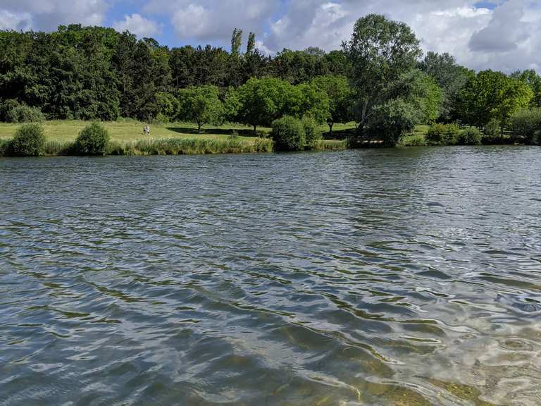 Lac du parc départemental Georges Valbon - Itinéraires vélo et carte ...