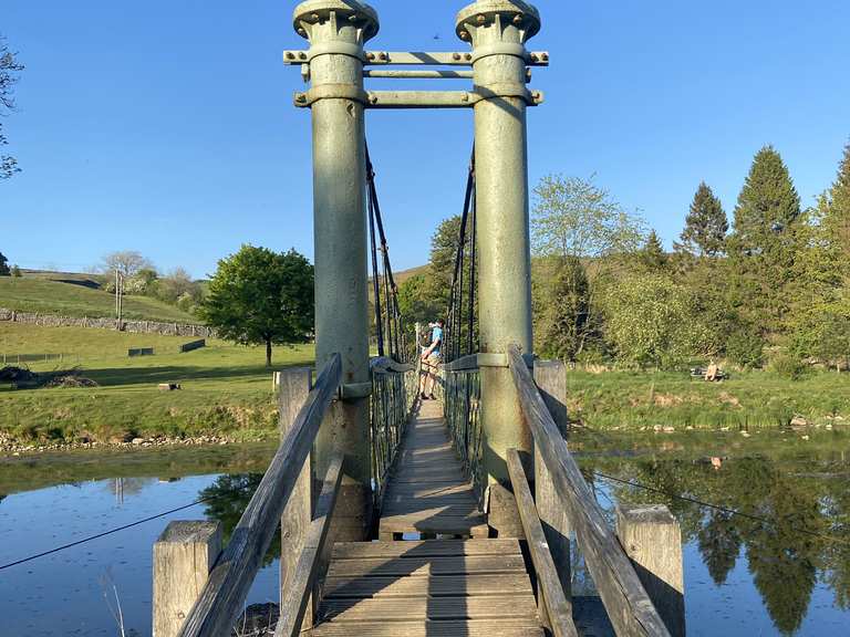 Hebden Suspension Bridge Routes for Walking and Hiking | Komoot