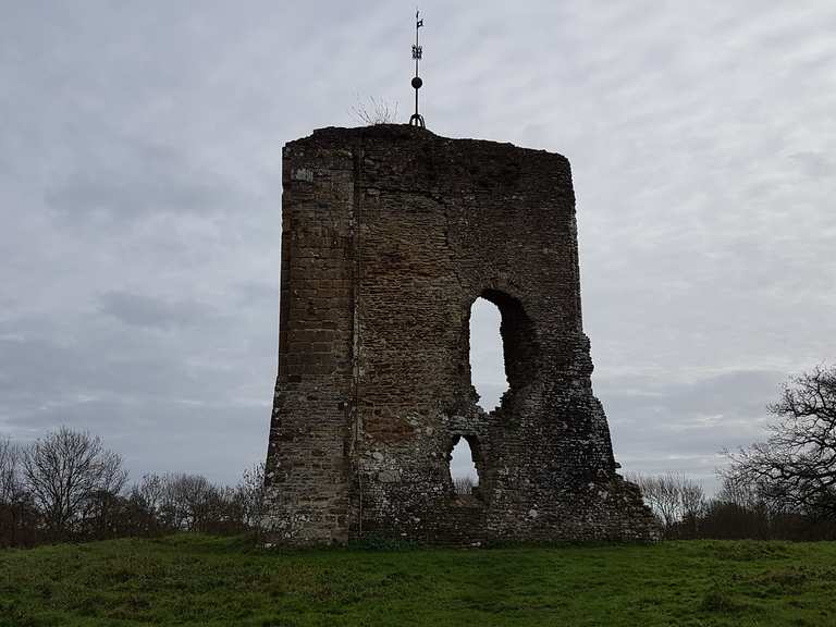 Knepp Castle Ruins Routes for Walking and Hiking | Komoot