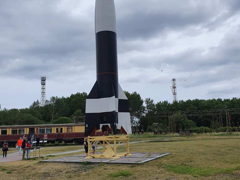 V2 Rakete. Erstes von Menschen geschaffenes Objekt im Weltraum ...