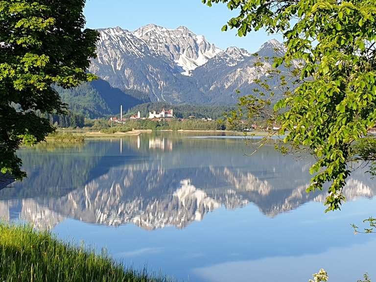 Füssen, Forggensee fietsroutes en kaart | Komoot