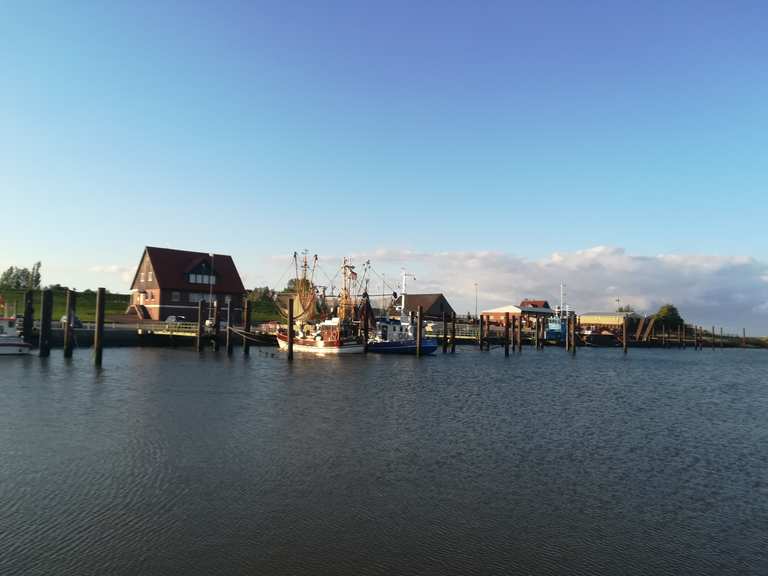 Blick au den Hafen von Fedderwardersiel : Radtouren und Radwege | komoot