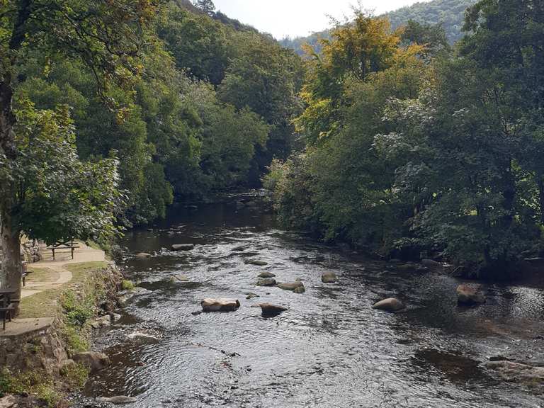 Fingle Bridge Routes for Walking and Hiking | Komoot