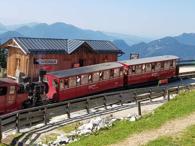Schafbergalm Station (Schafberg Railway) Routes for Walking and Hiking ...