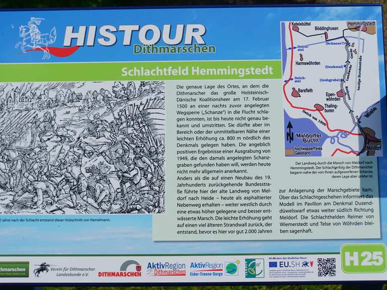Schlachtfeld Hemmingstedt - Cycle Routes and Map | Komoot