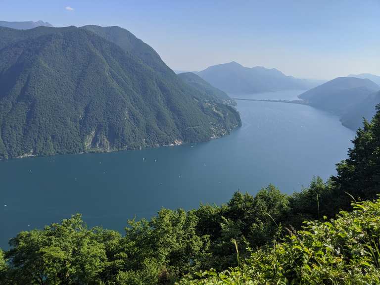 Aussicht vom Monte Brè: Wanderungen und Rundwege | komoot