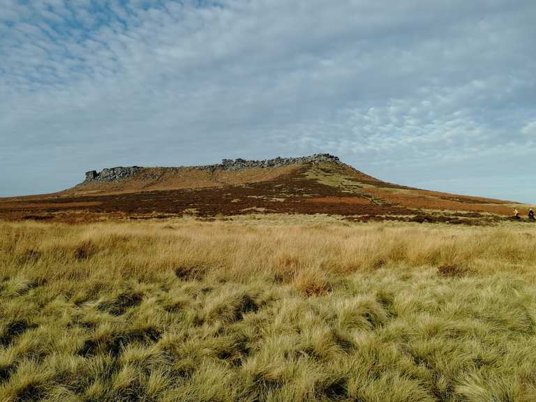 Higger Tor, Burbage Edge & Carl Wark from Surprise View — Peak District ...