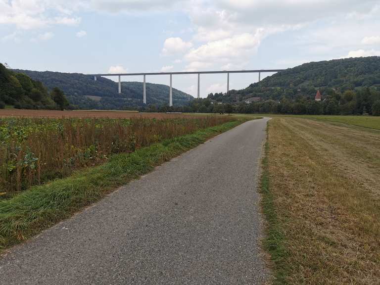 Kochertalbrücke Autobahn A6 - Road Cycle Routes and Map | Komoot
