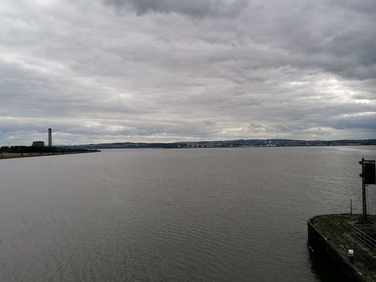 Culross car park feed stop. – Kincardine Bridge loop from Alloa | road ...