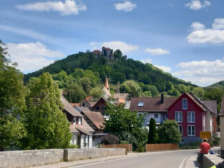 Blick auf Schloss Stetten - Itinéraires vélo et carte | Komoot