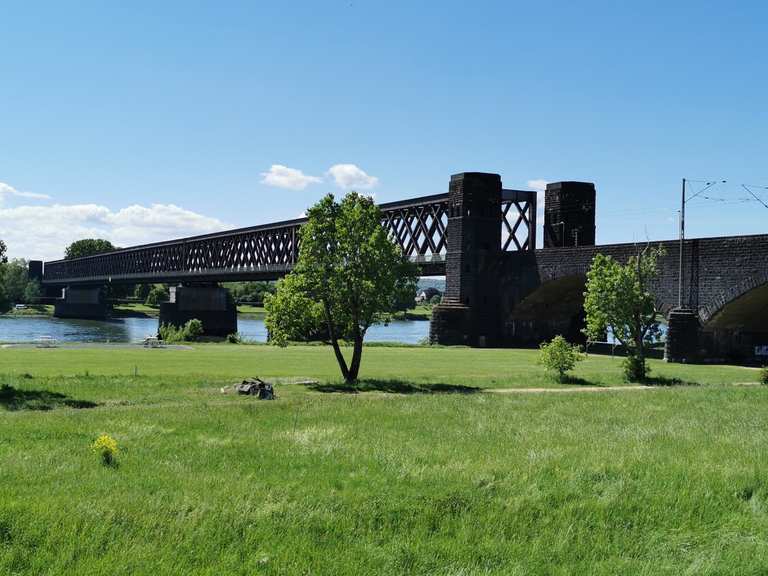 Eisenbahnbrücke Urmitz: MTB-routes en trails | Komoot