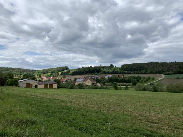 Wunderbarer Blick auf Petersdorf und Frankendorf: Mountainbike-Touren ...