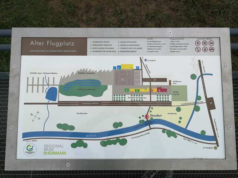 Alter Flugplatz Bonames - Towercafé - Itinéraires vélo et carte | Komoot