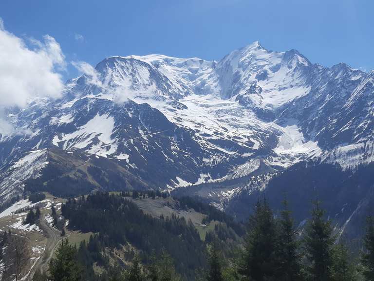 Col de Voza – Panorama über das Val Montjoie Runde von Les Houches ...