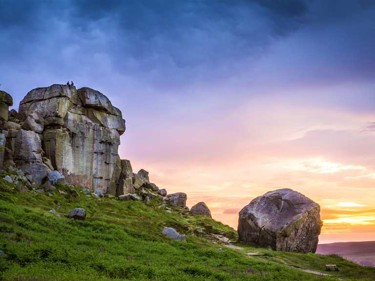 The Cow & Calf, 12 Apostles Stone Circle & a Stanza Stone loop — Ilkley ...
