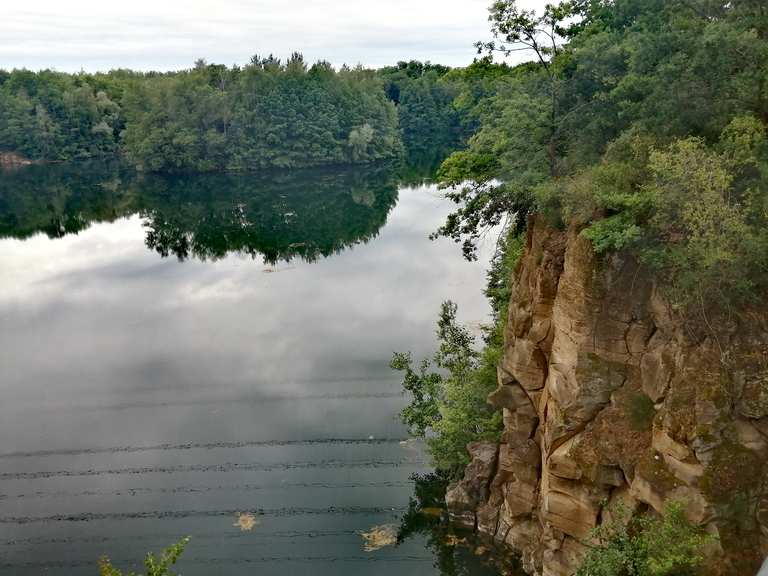 Vogelsberger See, Canyon-Brücke Routes for Walking and Hiking | Komoot