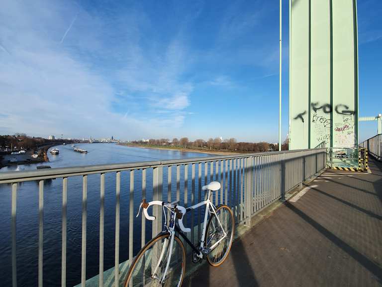 Domblick von der Rodenkirchener Brücke Road Cycle Routes and Map | Komoot