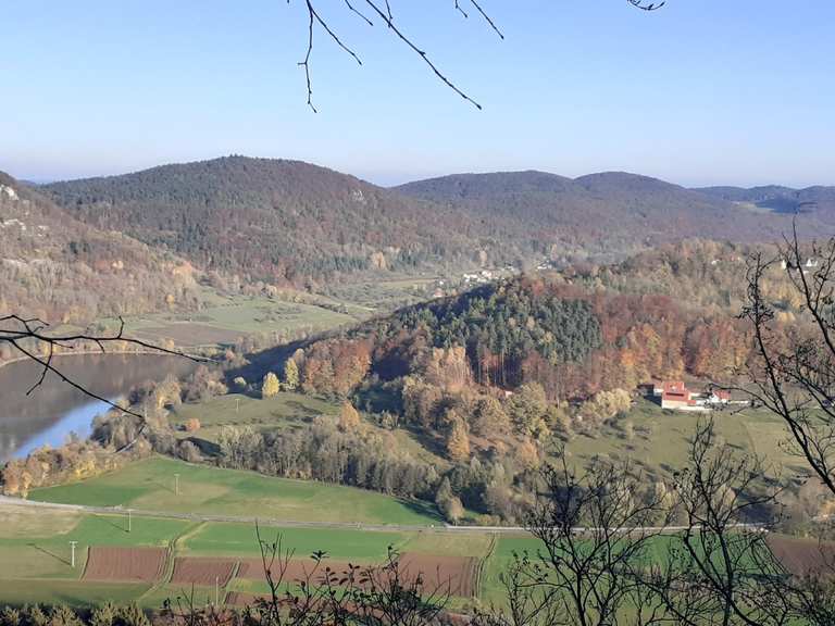Blick auf Stausee, Happurg, Kainsbach und Houbirg: Mountainbike-Touren ...
