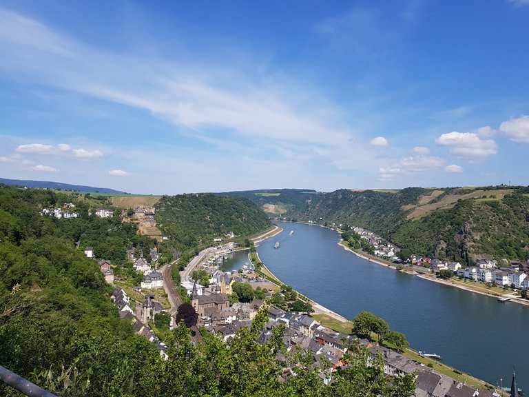 Loreleyblick Maria Ruh – Rheintalblicke bei Sankt Goar Loop from St ...