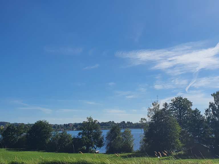Blick auf den Waginger See - Cycle Routes and Map | Komoot
