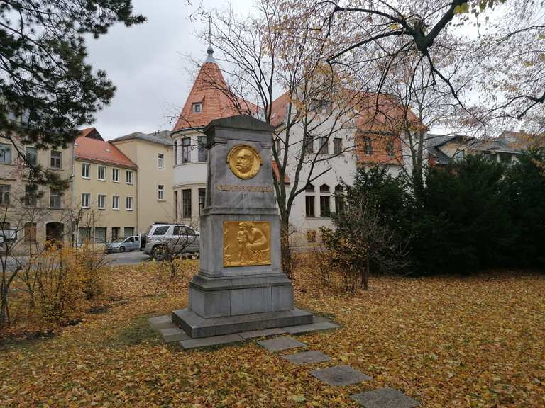 Denkmal für Clemens Winkler Freiberg: Wanderungen und Rundwege | komoot