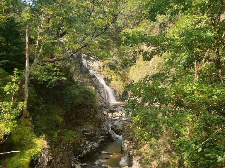Pistyll Cain waterfalls - Mountain Bike Trails & Tracks | Komoot