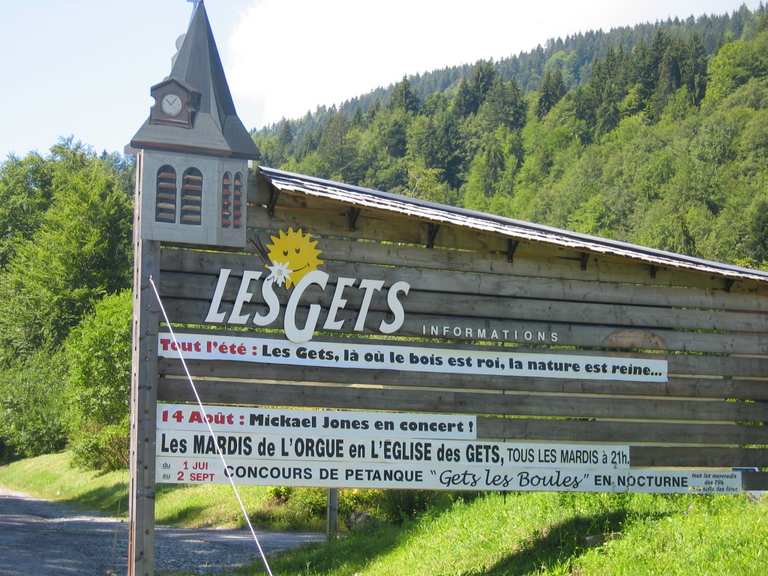 Les Gets et le col des Gets - Itinéraires vélo et carte | Komoot