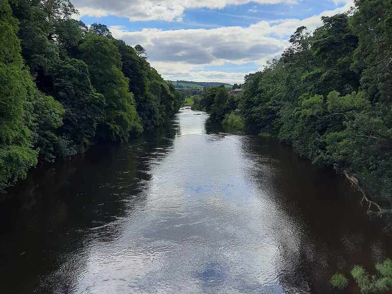 Blick auf den River Eden von der Armathwaite Bridge – Radrouten ...