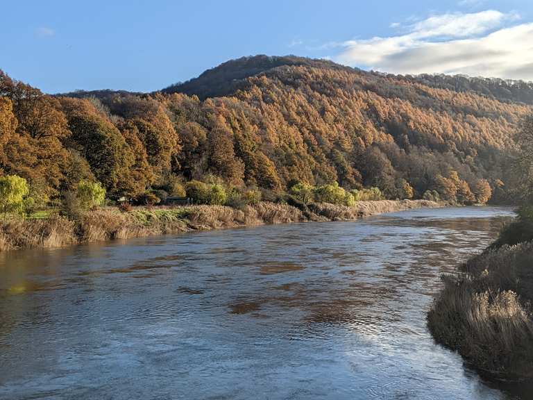 River Wye – Glimpses of Tintern Abbey loop from Tidenham Chase | hike ...